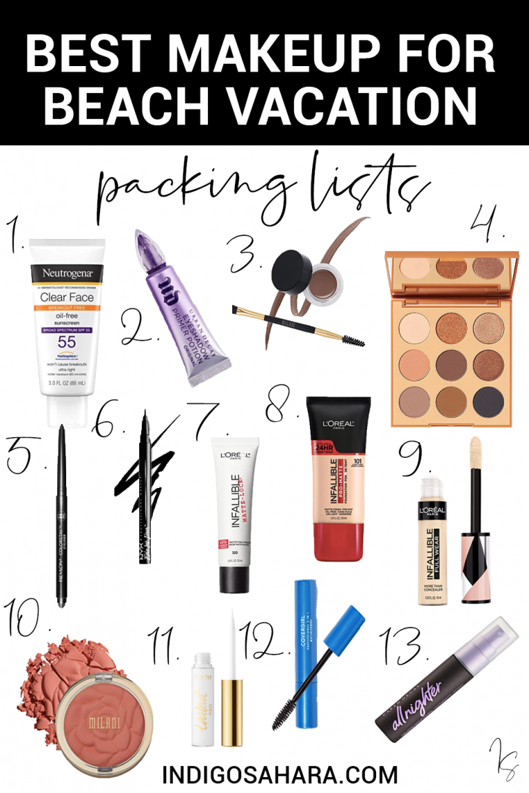 Makeup For Beach Vacation: Proven Products You Need - Indigo Sahara
